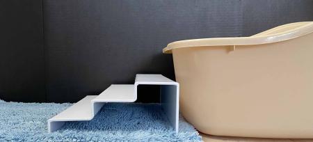 Litter Box Access Steps - Made in USA- Sabi Pets